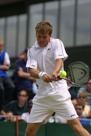 Thomas Enquist Swe During His Match Editorial Stock Photo - Stock Image ...