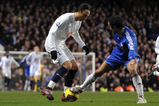 Ricardo Carvalho Chelsea Right Tries Tackle Editorial Stock Photo ...