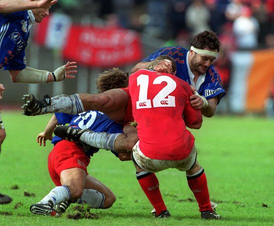 Richard Pooljones Stade Francais Tackles Jason Editorial Stock Photo ...