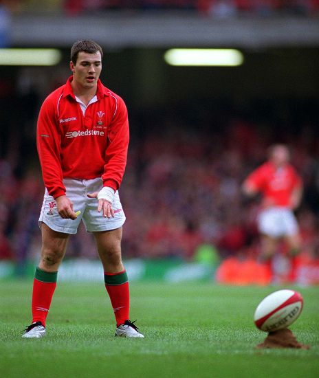 Iestyn Harris Wales Prepares Kick Conversion Editorial Stock Photo ...