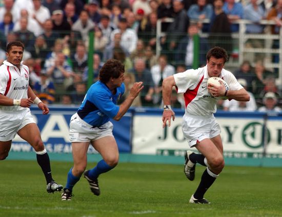 Dan Luger England Goes Past Ramiro Editorial Stock Photo - Stock Image ...