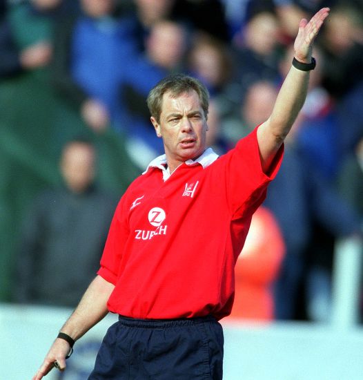 Referee Steve Lander Bath V Leicester Editorial Stock Photo - Stock ...