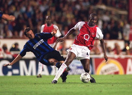 Patrick Vieira Arsenal Javier Zanetti Inter Editorial Stock Photo - Stock Image | Shutterstock