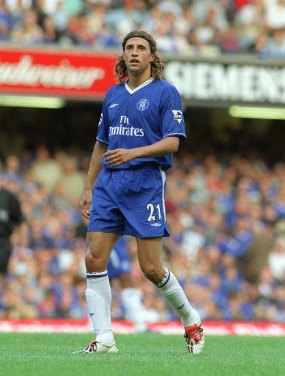 Hernan Crespo Chelsea Playing His Debut Editorial Stock Photo - Stock ...
