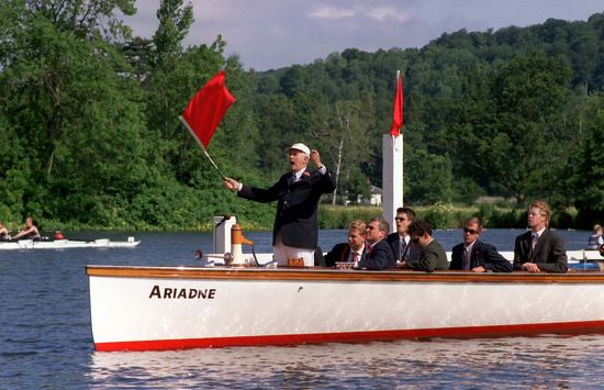 Umpire Starts Race Henley Royal Regatta Editorial Stock Photo - Stock ...