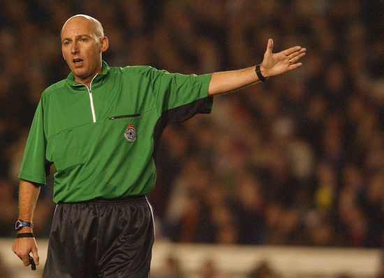Referee Mr Barry Knight Arsenal V Editorial Stock Photo - Stock Image ...