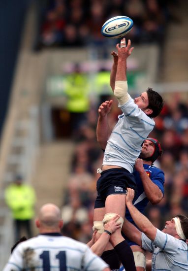 Scott Murray Scotland Wins Lineout Scotland Editorial Stock Photo ...