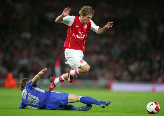 Alexander Hleb Arsenal Luka Modric Dinamo Editorial Stock Photo - Stock ...