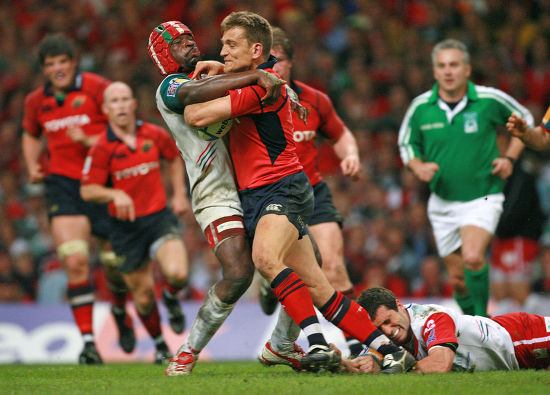 Shaun Payne Munster Tackled By Serge Editorial Stock Photo - Stock ...