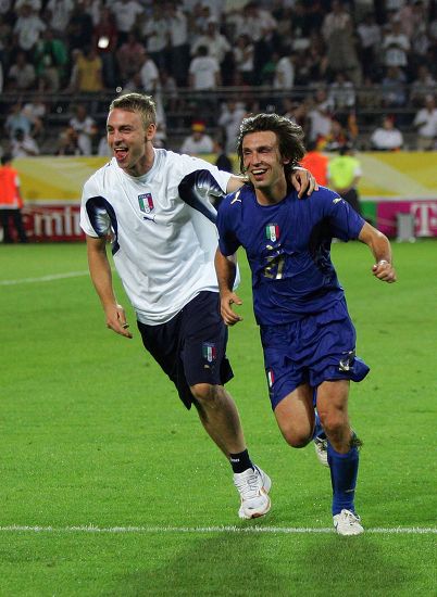 Andrea Pirlo Angelo Peruzzi Italy Germany Editorial Stock Photo - Stock ...