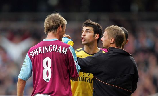 Football West Hams Teddy Sheringham Arsenals Editorial Stock Photo ...