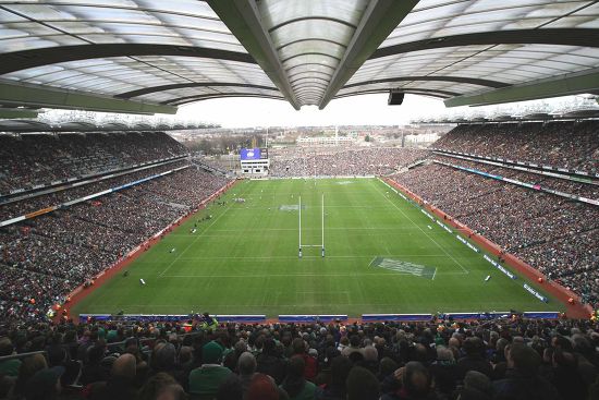 Croke Park First Rugby Match Since Editorial Stock Photo - Stock Image ...