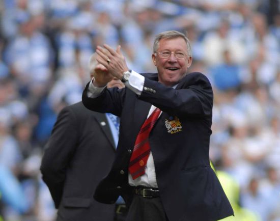 Sir Alex Ferguson Man Utd Clapping Editorial Stock Photo - Stock Image ...