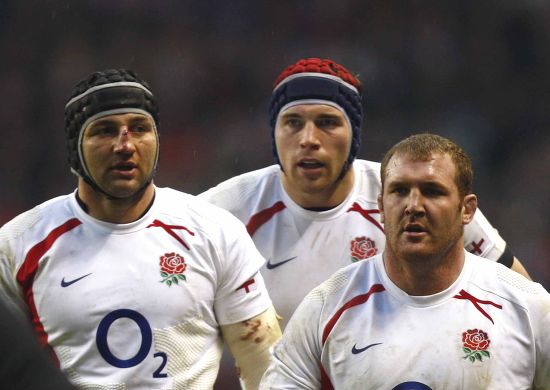 Englands Steve Borthwick Englands Nick Kennedy Editorial Stock Photo ...