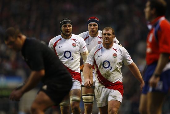 Englands Steve Borthwick Englands Nick Kennedy Editorial Stock Photo ...