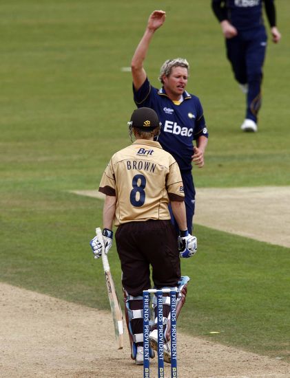 Mitchell Claydon Durham County Cricket Celebrates Editorial Stock Photo ...