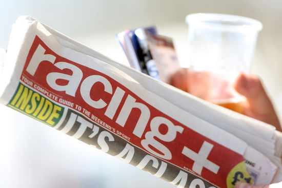 Ayr Races Racing Newspaper Editorial Stock Photo - Stock Image ...