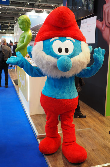 Giant Smurf On Belgium Stand Editorial Stock Photo - Stock Image ...