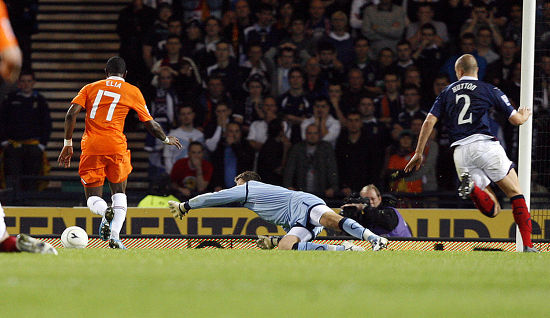 Football 09092009 Scotland V Netherlands Eijero Editorial Stock Photo ...