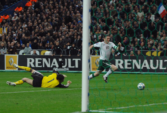 Robbie Keane Ire Goes Past Hugo Editorial Stock Photo - Stock Image ...