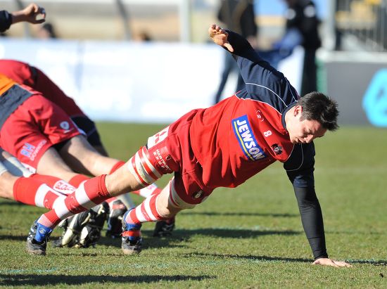 Gareth Delve Captain Gloucester Rugby Push Editorial Stock Photo ...