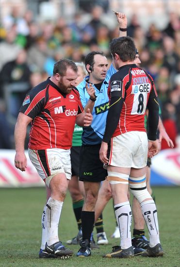 Richard Skuse Saracens Shown Yellow Card Editorial Stock Photo - Stock ...