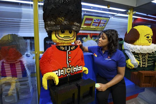 Lego Staff Putting Last Touches On Editorial Stock Photo - Stock Image ...