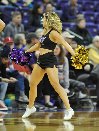 Uw Cheer Team Performing During Wnit Editorial Stock Photo - Stock ...