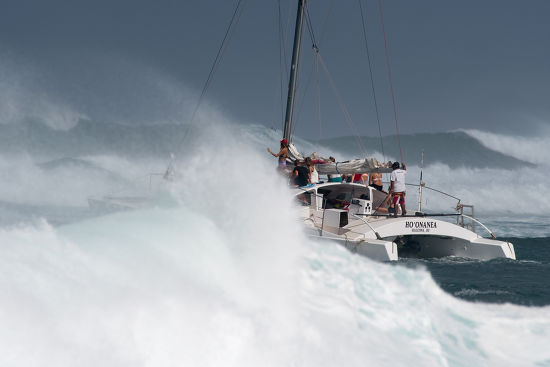 Brave Boaters Headingout 15 Foot Surf Editorial Stock Photo - Stock ...