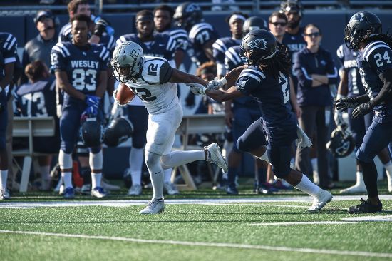 Stevensons Wide Receiver Devin Salisbury 12 Editorial Stock Photo ...