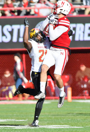 Nebraskas Jordan Westerkamp 1 Catches Pass Editorial Stock Photo ...
