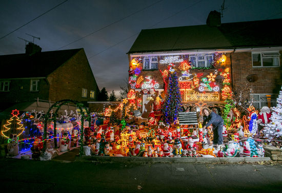 Michael Farnes His Huge Display Christmas Editorial Stock Photo - Stock ...