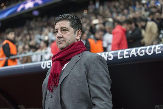 Benficas Coach Rui Vitoria Looks On Editorial Stock Photo - Stock Image ...