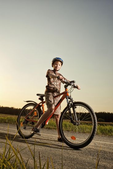 Model Released Boy Riding Mountain Bike Editorial Stock Photo - Stock ...