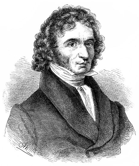 Historic Drawing Portrait Niccolo Nicolo Paganini Editorial Stock Photo ...