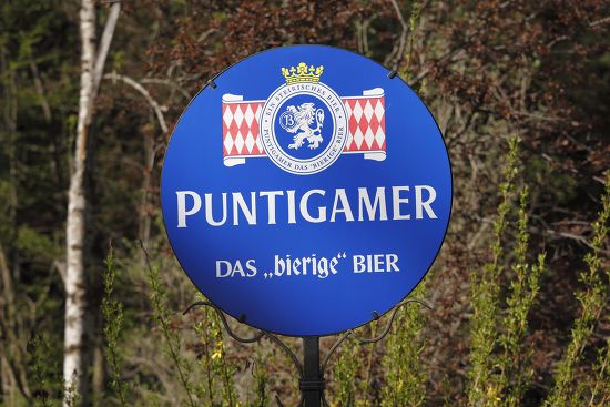 Sign Inscription Puntigamer Das Bierige Bier Editorial Stock Photo ...