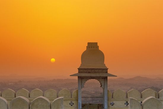 Karni Fort Bambora Palace Hotel Sunset Editorial Stock Photo - Stock ...