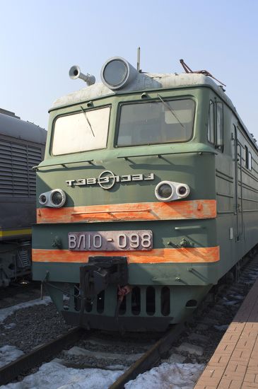 Russian Electric Locomotive Vl10 Built 1970 Editorial Stock Photo ...