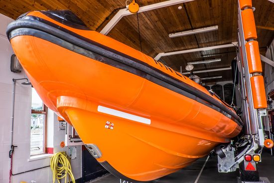Atlantic 85 Rnli Inshore Lifeboat Beaumaris Editorial Stock Photo ...