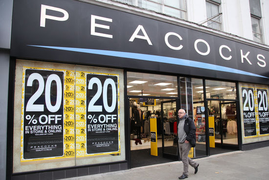Peacocks Store Wood Green Gets Ready Editorial Stock Photo - Stock ...