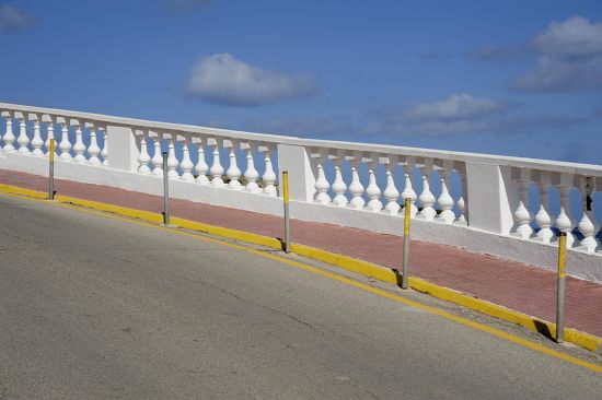 Road Yellow Stripe White Balustrade Arenal Editorial Stock Photo ...