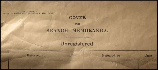 Branch Memoranda Type Written By Him Editorial Stock Photo - Stock ...