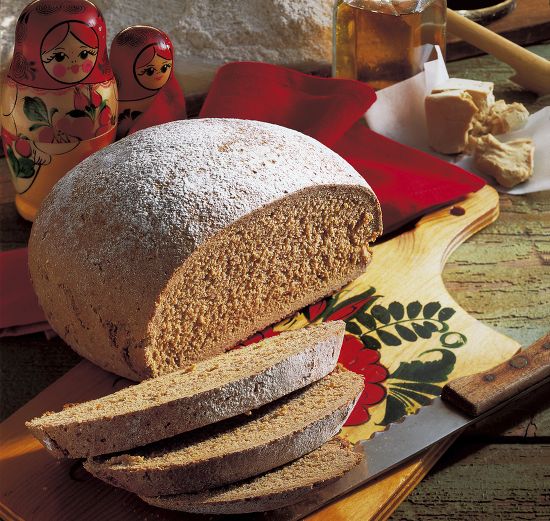 Dark Rye Farmers Bread Russia Editorial Stock Photo - Stock Image ...