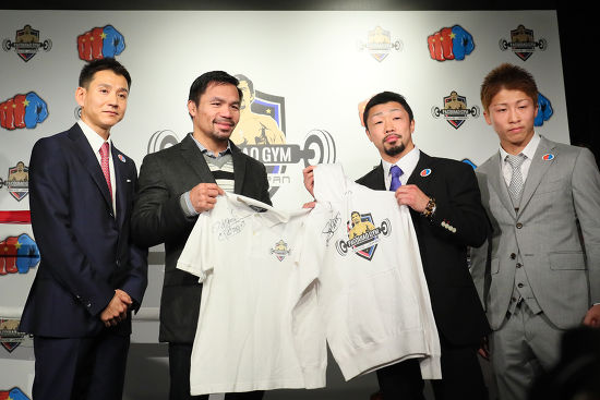 L R Manny Pacquiao Naoya Inoue Editorial Stock Photo - Stock Image ...