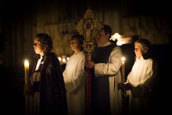 Candle Light Advent Procession Took Place Editorial Stock Photo - Stock ...