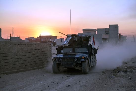Humvee Armoured Vehicle Drives Through Village Editorial Stock Photo ...