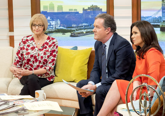 Marilyn Hawes Piers Morgan Susanna Reid Editorial Stock Photo - Stock ...