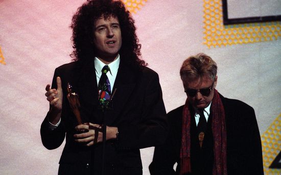 British Pop Awards Brits 1992 Brian Editorial Stock Photo - Stock Image ...
