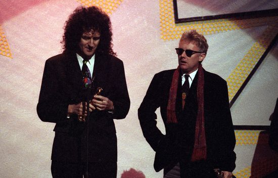 British Pop Awards Brits 1992 Brian Editorial Stock Photo - Stock Image ...
