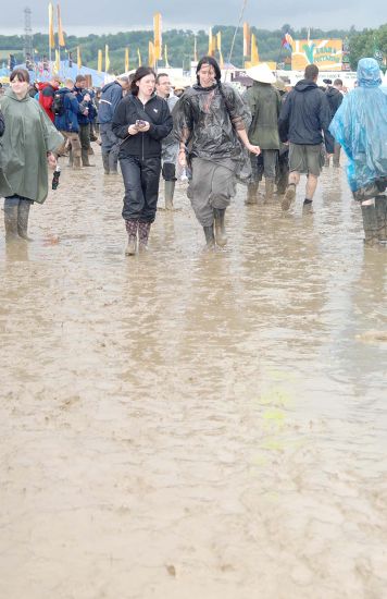 Mud Scenes Glastonbury Editorial Stock Photo - Stock Image | Shutterstock